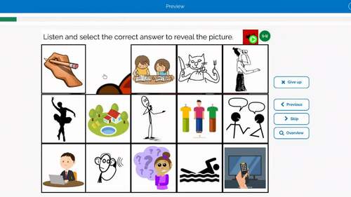 Boom Cards - AR, ER, IR Verbs - Picture Reveal - Listening Activity by ...