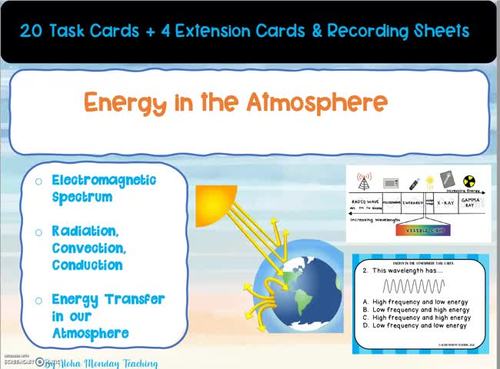 Thermal Energy in the Atmosphere by Aloha Monday Teaching | TPT