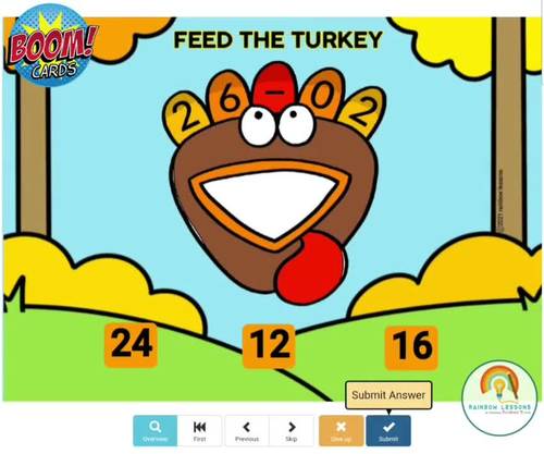 2 Digit Subtraction without Regrouping | Fall Subtraction Game | Fall ...