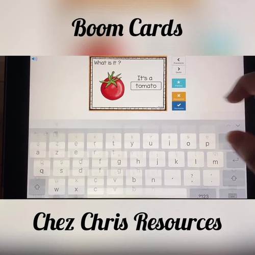 Fruit and Vegetables Vocabulary with Boom™ Cards Set 2 by Chez Chris