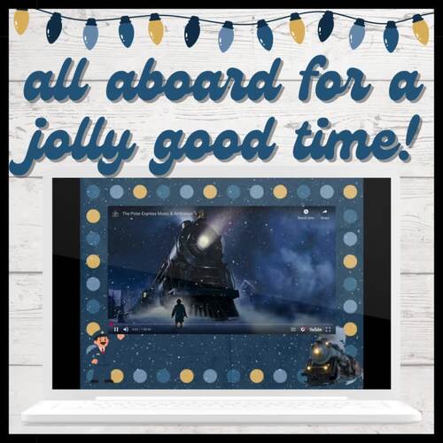 Polar Express Day Party Slides | Polar Express Day Christmas Game Slides