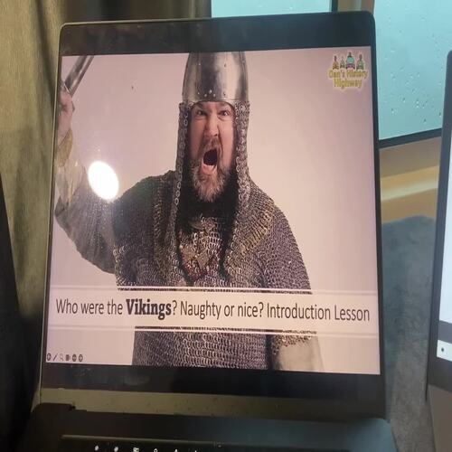 Vikings interpretation - Interactive digital History Lesson - Grades 4-6