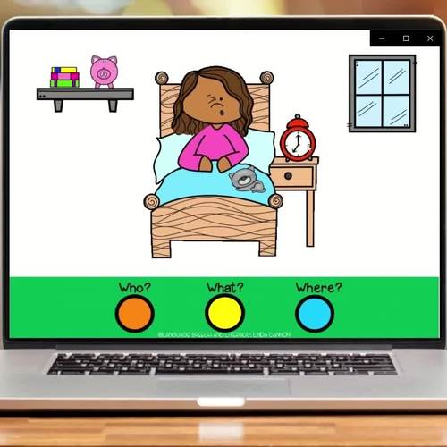 Boom Cards Speech Therapy | Expanding Sentences | WH Questions ...