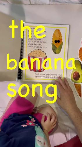 Banana Dance! Interactive Book - Circle Time, Small Group Activity