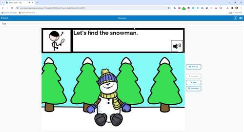 Where's the Snowman? Interactive Language Activity | TPT