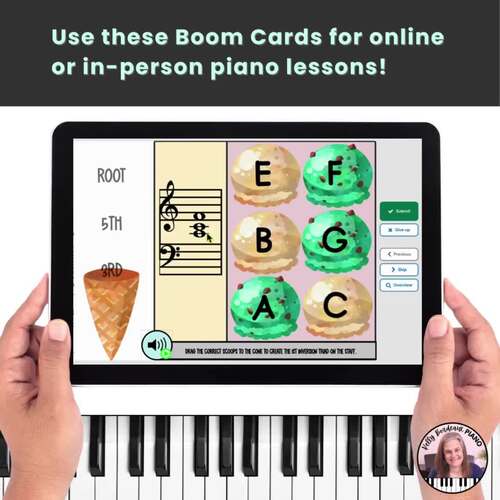 Major 1st Inversion Triads on the Staff BOOM™ Cards - Stacking Ice ...