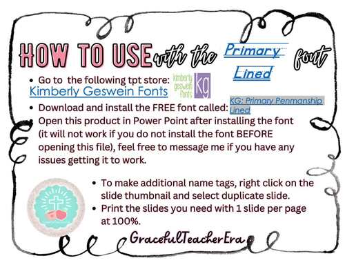 St. Patrick's Day/ March Primary Name Plates/ Tags with Phonics Cards