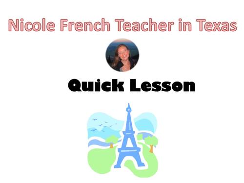 French Beginner Grammar Lessons (not verbs): 25 Quick Lessons Bundled