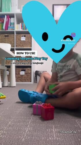 Play-Based Speech & Language Therapy/At-home Guide | Counting Surprise ...