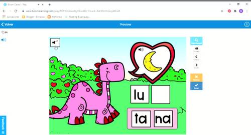 BOOM CARDS San Valentín: SÍLABAS FINALES en español- Spanish Distance ...