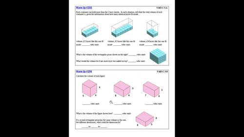 5th Grade Math Warm Ups or Daily Review - Google Forms PDFs & Word Versions