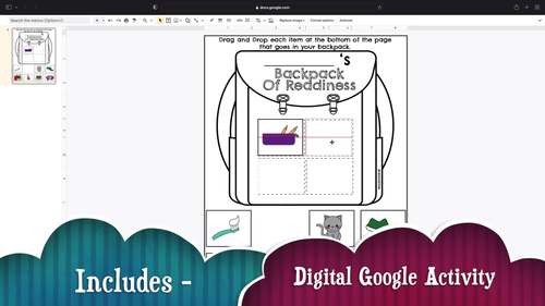 Back To School Social & Emotional Learning SEL | Backpack of Readiness