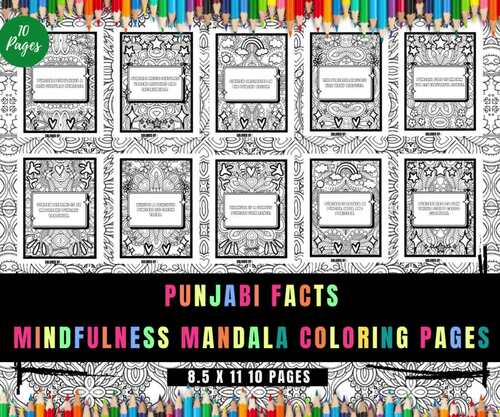 Punjabi Facts Saying, Mindfulness Mandala Coloring Pages, No Prep