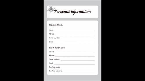 TEACHER PLANNER/ Editable, digital and printable (mandalas) | TPT