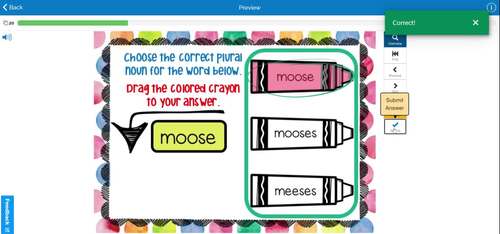 Irregular Plural Nouns Task Cards for Boom™ Learning by Snips and Snails