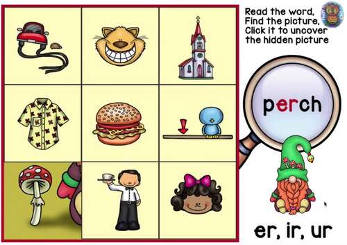 BOSSY R GAME PHONICS BOOM CARDS R CONTROLLED VOWELS ER IR UR WORD ...