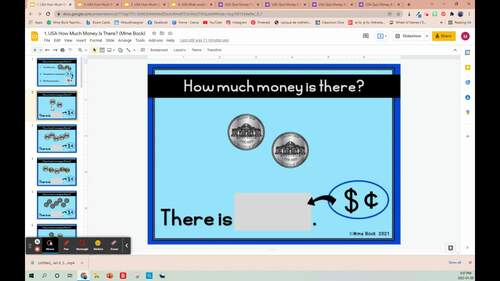 BUNDLE: Google Slides™ Money (US Currency) + 4 Quizzes by GroovyGarden