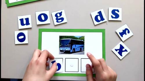 CVC Word Games Flashcards Activities for Autism Special Education ESL