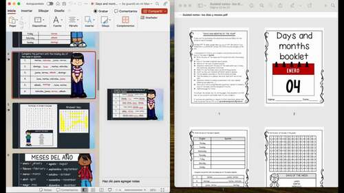 Days of the week- months of the year BUNDLE activities + ppt + digital ...
