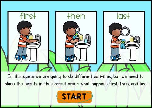 BOOM Cards: 3-Step Sequence by PreK Partner | Teachers Pay Teachers