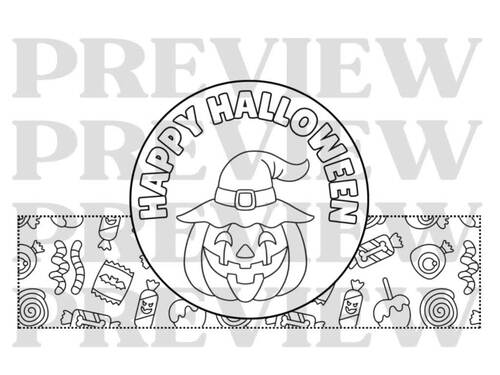 Happy Halloween Crowns for Halloween activities! PRINTABLE | TPT