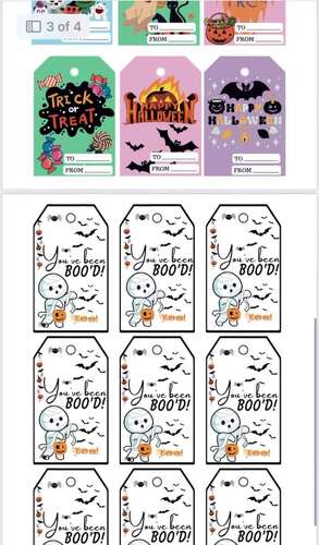Halloween Gift Tags | Cute & Fun Halloween Gift Tags for Treats & Parties