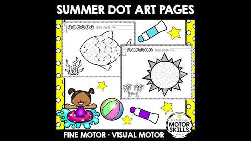 Dot Marker Art Pages - 4 Seasons Bundle - Spring, Summer, Fall, Winter