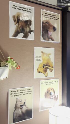 Classroom Expectations Funny Dog Meme Posters | Bulletin Board Decor