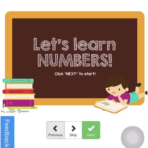NO PRINT NO PREP Feed the Animals Numbers WITH AUDIO by Little Beacon