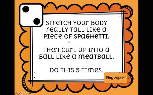 Distance Learning Brain Breaks Dice Game! by EdTech Classroom | TPT