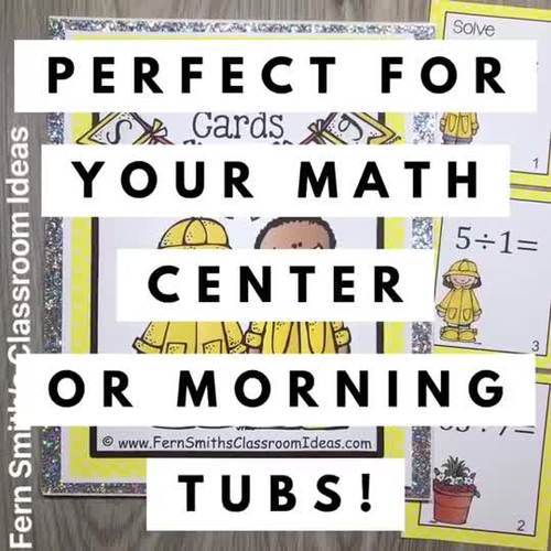 Multiplication and Division Task Cards Bundle by Fern Smith's Classroom ...