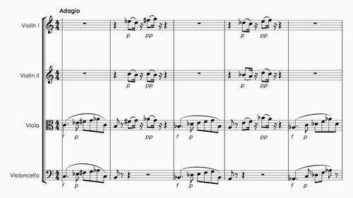 SHEET MUSIC & PARTS Mozart's Fantasia C min. Quartet Flute Oboe ...