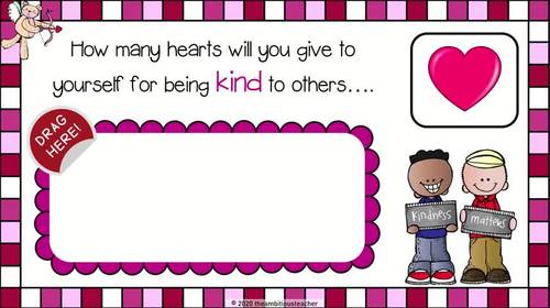 Valentine's Day Activity | Virtual Self Assessment | Google Slide ...