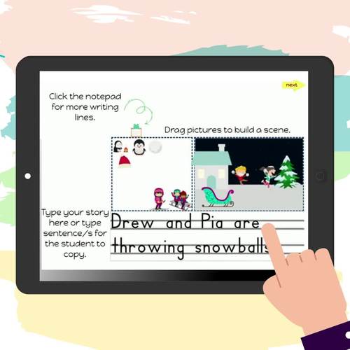 Writing Activity Four Seasons BOOM CARDS Distance Learning | TPT