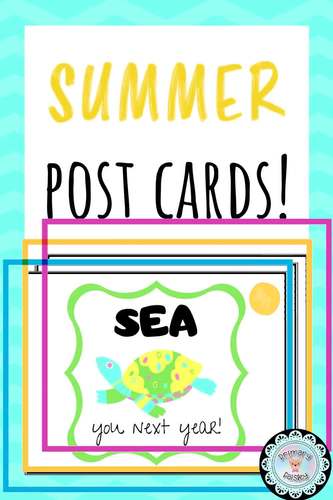 End of Year POST CARDS by Primary Paisley | Teachers Pay Teachers