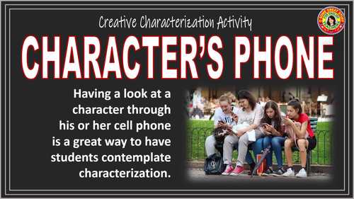 The Taming of the Shrew Creative Characterization Activity Character's ...