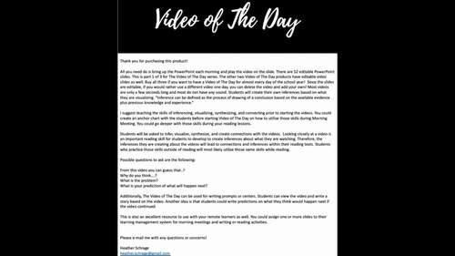 Paperless Morning Work Bundle | Daily Questions, Pictures & Videos for SEL