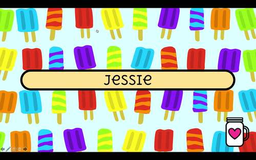 Morning Meeting Popsicle Sticks | Student Name Generator (Distance ...
