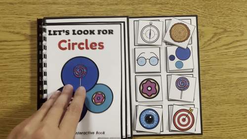 Circle Shape Adapted Book by Mrs Jackson's Little Learners | TPT