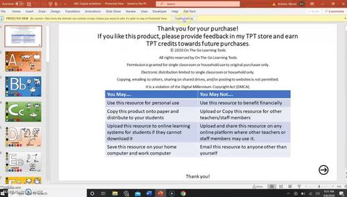 Alphabet Digital Coloring Worksheets PowerPoint No Prep Distance Learning