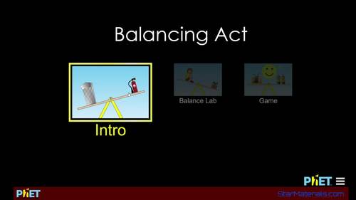 Balancing Forces STAR* Virtual Lab Distance Learning Google Docs™️ * DINB