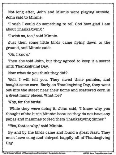 Thanksgiving Reading Comprehension - A Thanksgiving Story | TPT