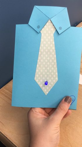 Father's Day Paper Circuit Card by Art with Ms J | TPT