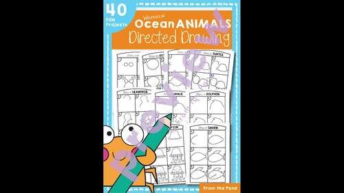 Ocean Animal Directed Drawings | Art and Writing Projects by From the Pond