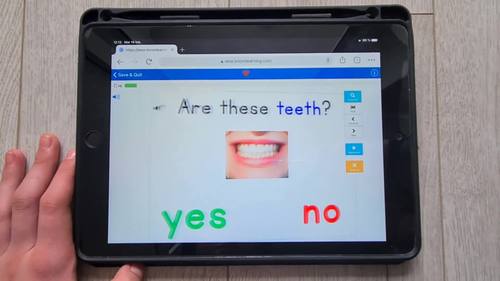 Body Parts Yes No Questions BOOM CARDS™ by Angie S | TpT