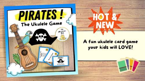 Pirates! - The Ukulele CARD GAME - Perfect for Sub lessons and Ukulele ...