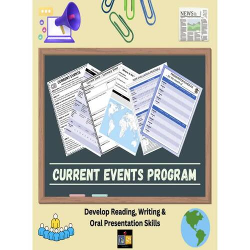 Current Events, News Education, Reading, Writing, Oral Presentation ...