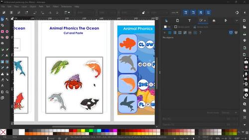 Animal Phonics- The Ocean by Brigid's Playground | TPT