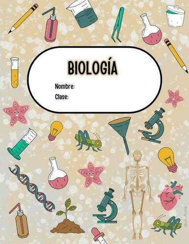 Spanish: Biology bilingual | 12 cover sheets | Biología by Lernfitness