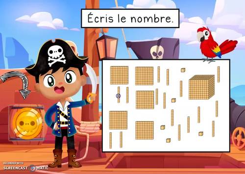 Bundle 3e année novembre mathématique BOOM CARDS French distance learning